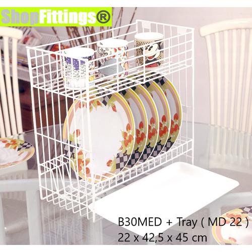 Jual Rak Botol Dan Piring Mini Dua Susun Two Stack Bottle & Plate Mini ...