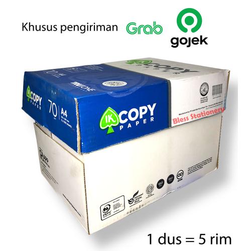 Jual Kertas A4 70gram ik copy paper 70 gsm kertas print kertas HVS ...