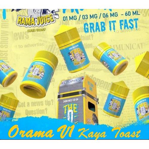 Jual The O Rama V1 Kaya Toast 60ML Orama Freebase by Poda X Fatriio ...