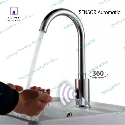Promo Keran kran air sensor otomatis automatis angsa wastafel Cicil 0% ...