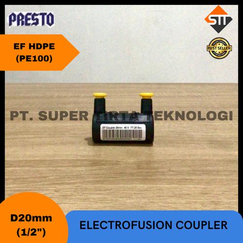 Jual Electro Fusion (EF) Coupler Fittings HDPE SDR11 PN16 Brand Presto ...