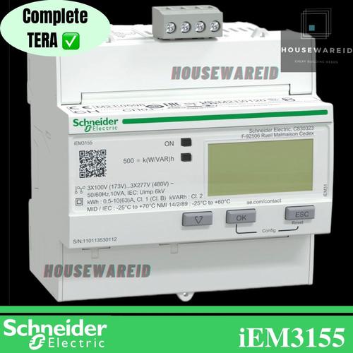 Promo iEM3155 KWH Meter Digital Schneider 3 phase A9MEM3155-TERA 3p ...