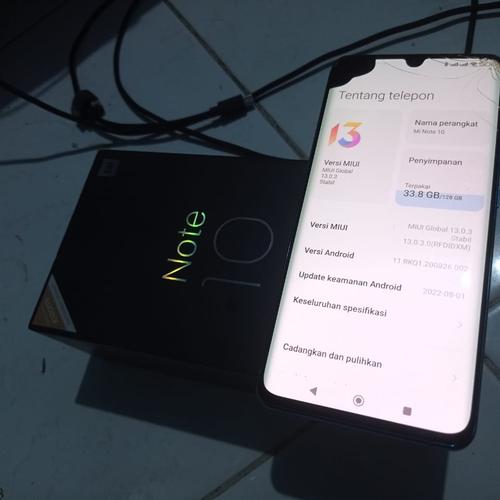 Jual Xiaomi MI Note 10 6/128gb minus (NET) - Jakarta Timur - Caldera_ADV | Tokopedia