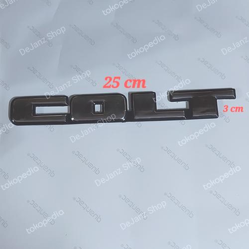 Jual Emblem Tulisan Logo Lambang Stiker Sticker COLT Silver - Jakarta ...