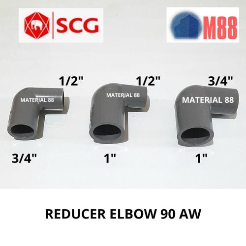 Jual Reducer knee 1/2 x 3/4 1 x 3/4 1 x 1/2 inch Verlop keni vlok elbow ...