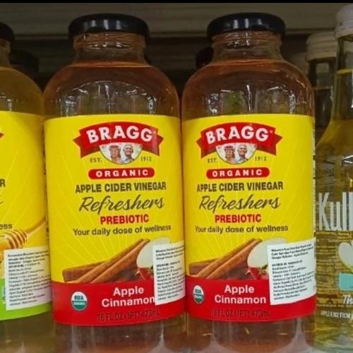 Jual bragg organic apple cider vinegar prebiotic apple cinamon drink ...