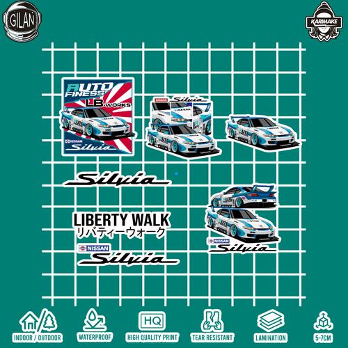 Jual KARIMAKE Sticker Pack NISSAN SILVIA S15 LBWK AUTO FINESSE MINIGT ...