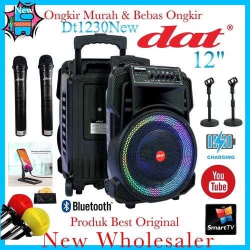 Jual speaker Wireless aktif portable Dat DT1230 new 12 inch Original ...