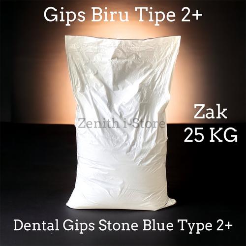 Jual Gips Biru Tipe 2 Plus Dental Stone Dental Plasters Cetakan Gigi 25 ...