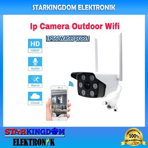 Jual Ipcam Wifi Outdoor Smart IP Camera Full HD Wireless With 2 Antena ...