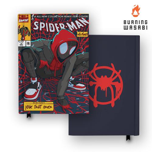 Jual Buku Catatan Notebook Spiderman 13 Miles Morales Diary Custom Nama ...