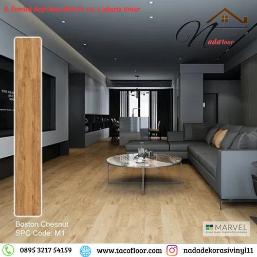 Jual lantai spc flooring marvel motif kayu tebal 5 mm anti rayap - M3 ...