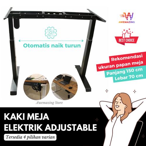 Jual Kaki Meja Elektrik Adjustable Electric Working Gaming Desk Naik ...