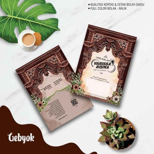 Jual Blangko undangan Pernikahan Java Card Gebyok - Kota Semarang ...