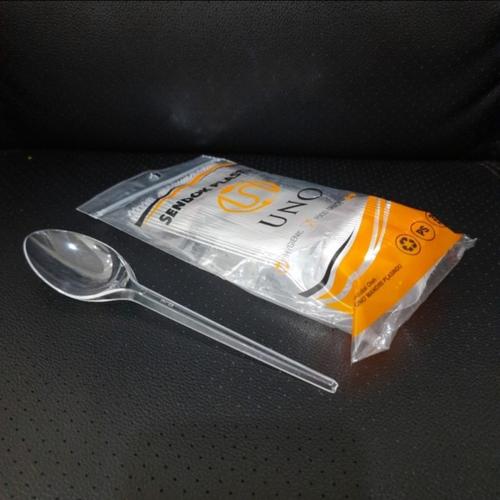 Jual Sendok Panjang Bening / Sendok Makan Plastik Bening isi 25 pcs ...