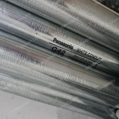 Jual Pipa Conduit G42 Panasonic Steel Pipe Besi G-42 1 1/2inch 1.5inch ...