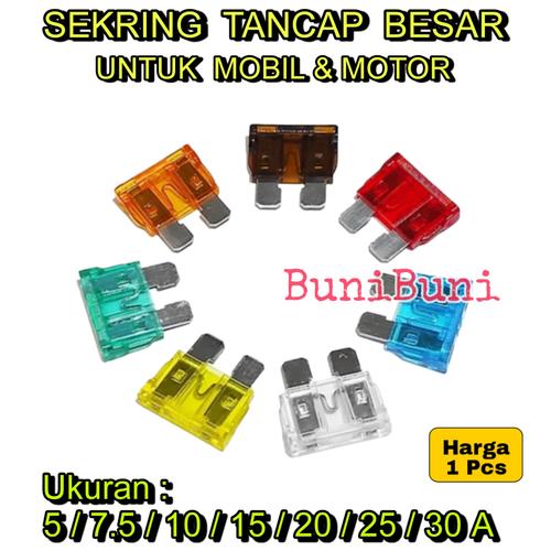 Jual SEKRING Sikring BESAR / FUSE DX Tancap Besar Mobil Motor (ECERAN ...