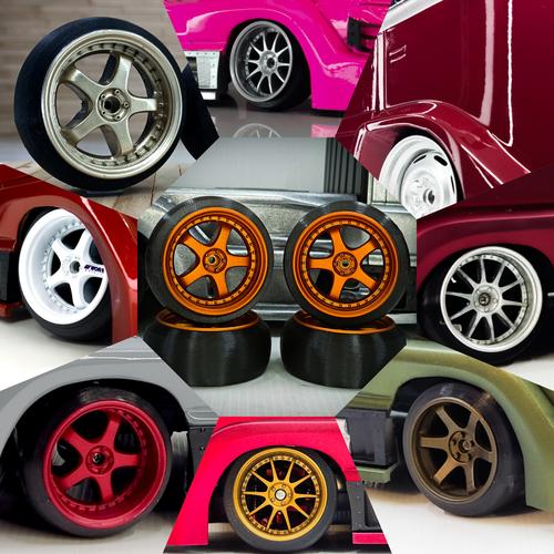 Jual VELG WPL D12 RING 17, VELG RC 1:10 1:12 HEX 5MM PREMIUM - BRABUS ...