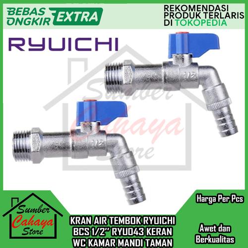 Promo KRAN AIR TEMBOK RYUICHI BCS 1/2’’ INCI RYU043 KERAN KAMAR MANDI ...