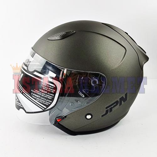 Jual HELM JPN GALAXY NEW GUNMETAL DOFF - Kota Bandung - ISTANA HELMET ...