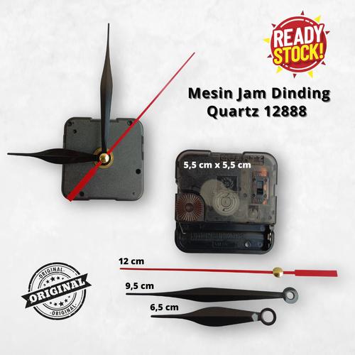 Jual Mesin Jam Dinding Quartz 12888 ON/OFF Original - Kab. Jepara ...