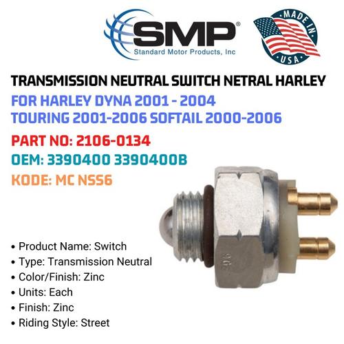 Jual TRANSMISSION NEUTRAL SWITCH NETRAL HARLEY 2106-0134 OEM 3390400 ...