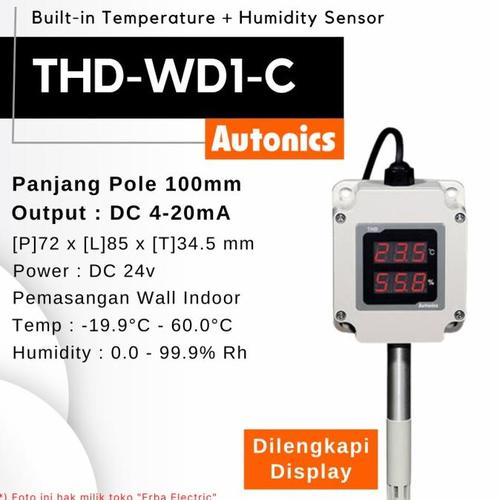 Jual Autonics Thd-Wd1-C Temperature/Humidity Transducer Thd Series ...