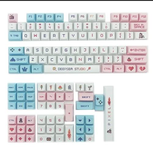 Jual 125 set Keycap Keycaps PIXEL ART Game Space XDA profile - Kota ...