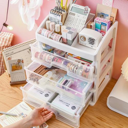 Jual Rak Buku Stationery Desk Pencil Stand Organizer ATK Meja Kerja ...