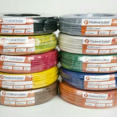 Jual KABEL FEDERAL NYAF 0,5MM ROLL 100M SERABUT NYAF 1X0,5 MM NYAF 0,5 MM - Hitam - Jakarta ...