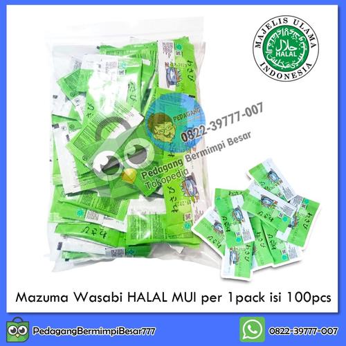 Jual Mazuma Wasabi Paste Neri Wasabi 2gr 1 Pack isi 10pcs | Wasabi ...