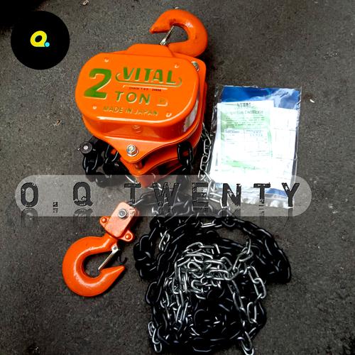 Jual Chain Block 2 Ton x 5 Meter Vital Katrol Kerekan Manual Tangan - 2 ...