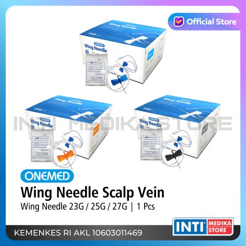Jual ONEMED - Wing Needle Scalp Vein | Jarum Infus - Kota Bandung ...