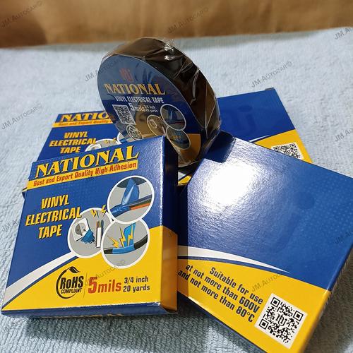 Jual Lakban Isolasi Selasiban Kabel Listrik Hitam National 3/4 inch ...