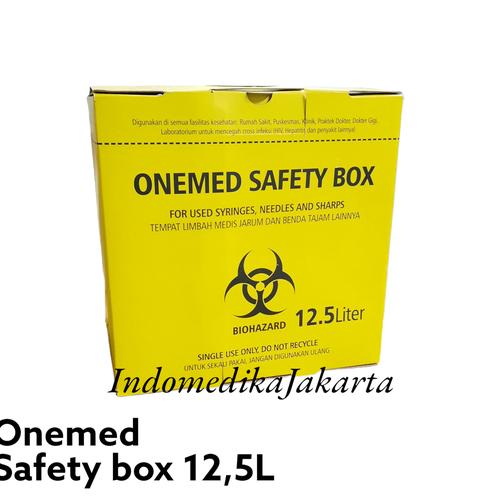 Jual Safety box 12.5 liter - Safety box medis - Tempat sampah medis ...
