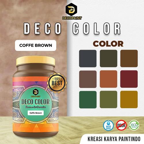 Jual Deco Color Pewarna - Cokelat kopi | Pewarna Cat Dekoratif Coffee ...