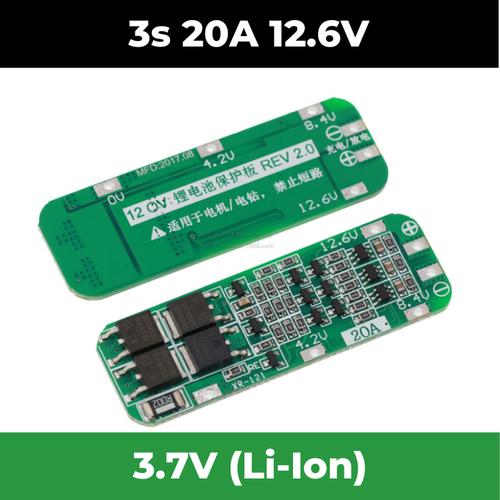 Jual BMS 1s 2s 3s 4s Li-Ion 3.7V LiFePo4 3.2V 15A - 100A Baterai ...
