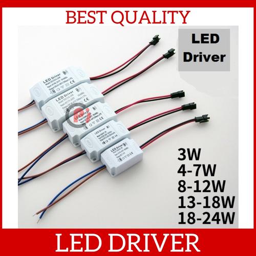 Jual LED Driver High Power LED HPL With Casing DC Output 3W 7W 12W 18W ...