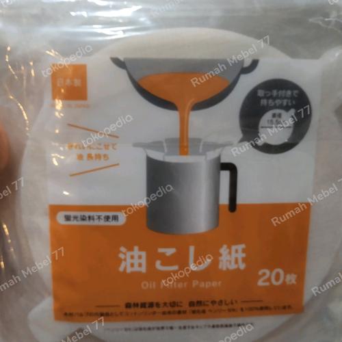 Jual Japan oil filter paper kertas saring minyak bekas 20pc D15.5cm ...