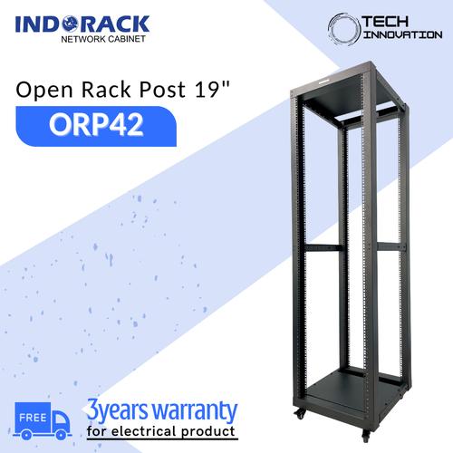 Jual INDORACK Open Rack Post 42U Depth 600 - 900mm Adjustable Rak ORP42 ...
