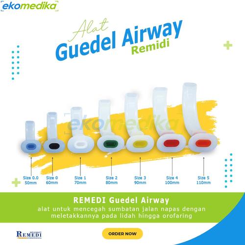 Jual Guedel Airway REMEDI No. 000 / 0 / 1 / 2 / 3 / 4 /5 Gudel Plastik ...