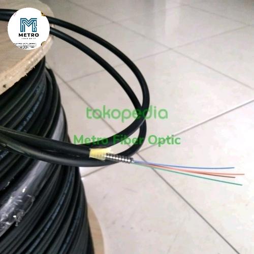 Jual Armored Cable Fiber Optic 4 Core OM4 Multimode 50/125um LSZH 10 ...