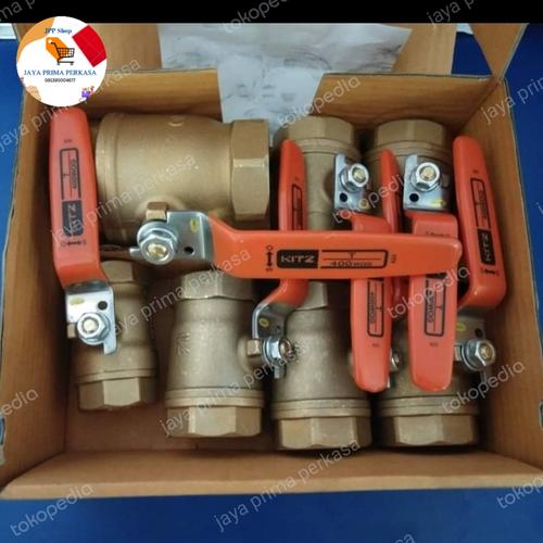 Jual Ball valve Kitz 2" inch kuningan / Stop kran Kitz Brass DN50 ...