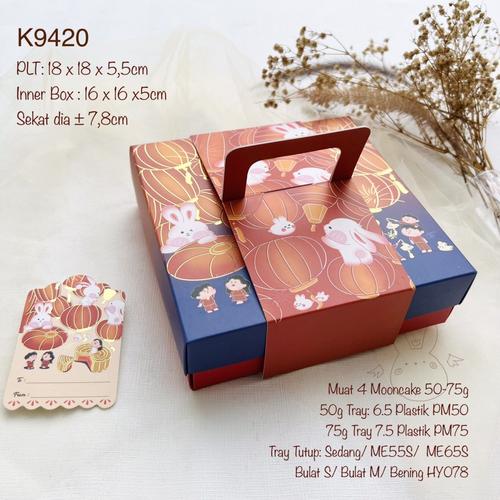 Jual Dus Mooncake 75gr 50gr Isi 4 Box Sekat Moon Cake Mid Autumn ...