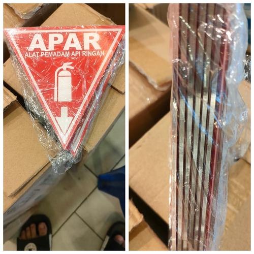 Jual Jual papan Acrylic Segitiga Apar Ukuran 15 X 15 CM - Jakarta Barat ...