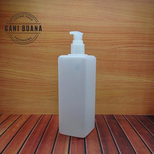 Jual BOTOL PUMP 500ML HDPE KOTAK FULL NATURAL - Kota Bekasi - Gani ...