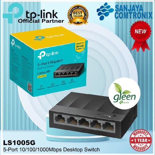 Promo TP-Link LS1005G TPLink 5-Port Gigabit 10/100/1000Mbps Desktop Switch - Jakarta Pusat ...