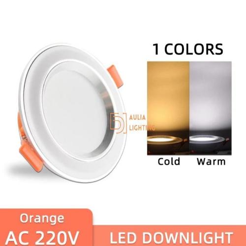 Jual Lampu Downlight 3 warna 5w 6w 7w Led Panel Inbow Putih Natural ...