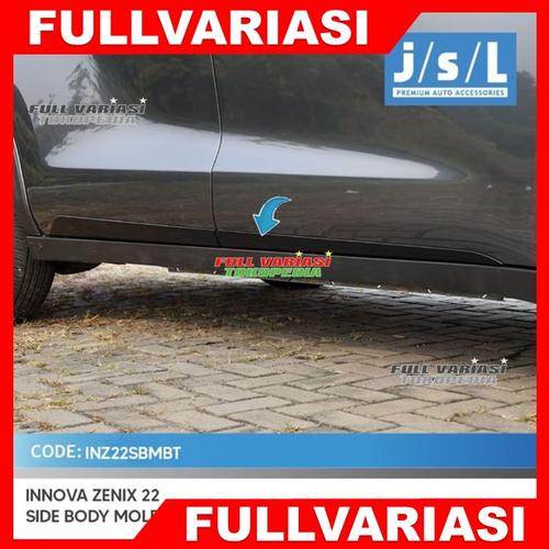 Jual List Lis Body Innova Zenix 2023 Hitam Side Body Moulding - Jakarta ...