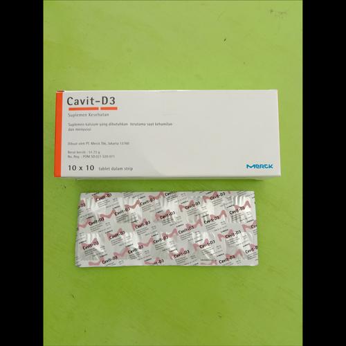 Jual Suplemen Kalsium Cavit D3 Strip isi 10 Tablet - Kab. Sleman ...
